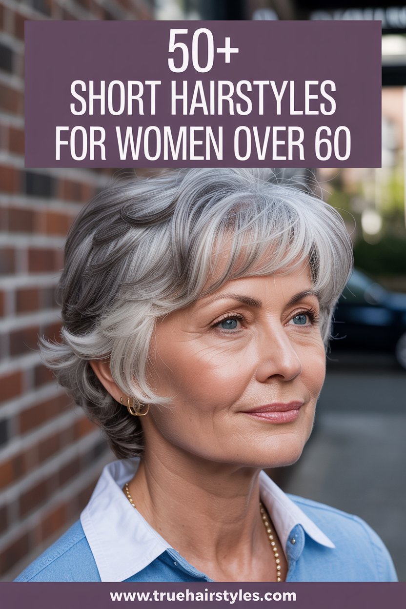 50+ Short Hairstyles for Women Over 60 – TrueHairstyles